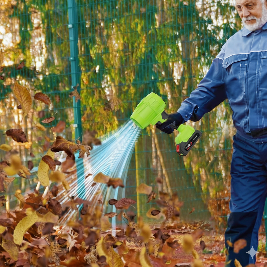 מפוח עלים חשמלי אלחוטי – BAW מוצרים שחייבים בכל בית